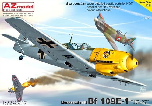 AZ-Model 7698 Messerschmitt Bf 109E-1 "JG.27"