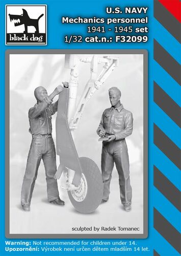 Black Dog F32099 US NAVY mechanics personnel 1941-45 set
