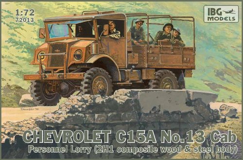 IBG 72013 Chevrolet C.15A No.13 Cab Personnel Lorry