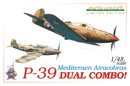 DISCONTINUED Eduard 1128 P-39L/N Airacobra in the MTO Dual Combo