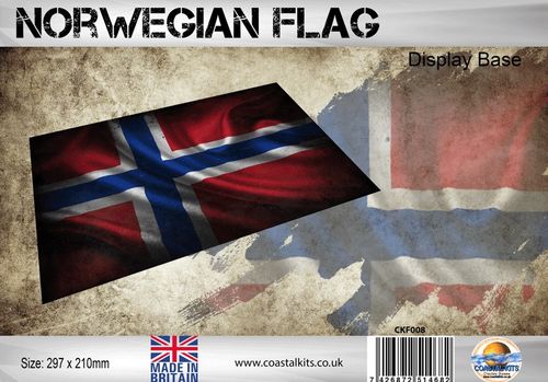 Coastal kits F008 Norwegian Flag 297 x 210mm