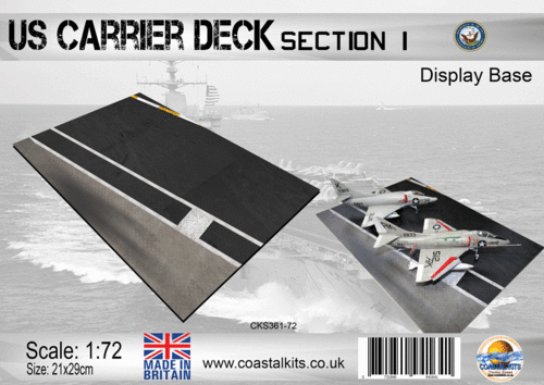 Coastal kits S361-72 US Carrier Deck Section 1 297 x 210mm