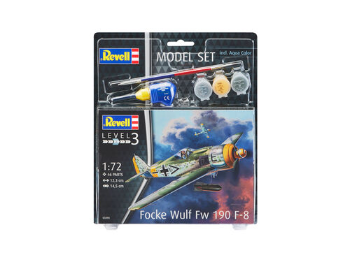 Revell 63898 Focke Wulf Fw190 F-8 Model Set