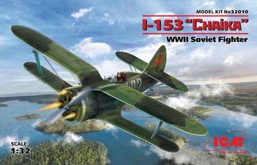 ICM 32010 I-153 Czajka, WWII Soviet Fighter