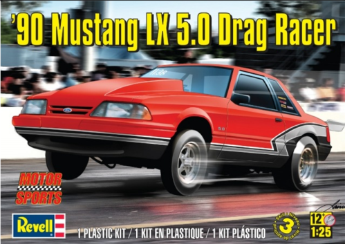 Monogram 4195 90 Mustang LX 5,0 Drag Racer