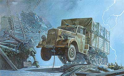 Roden 715 Opel BLITZ Maultier Semi-Truck