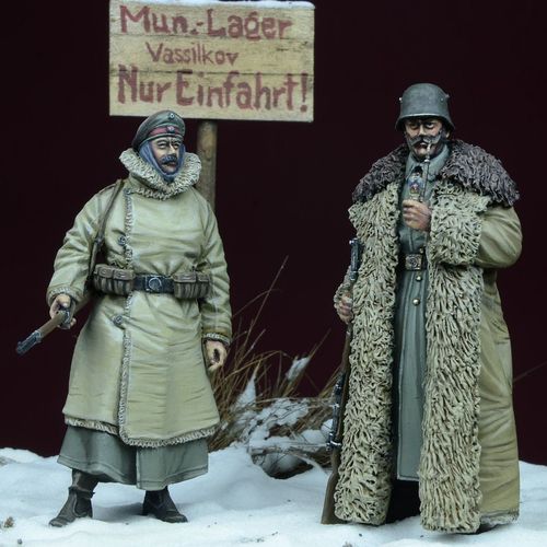 D-DAY miniature studio 35064 WWI German Guards, Winter 1914-18