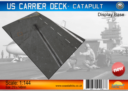Coastal kits S620-144 1:144 Carrier Deck - Catapult 210 x 148mm