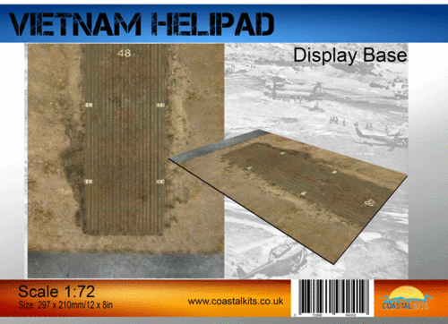 Coastal kits S173-72 1:72 Vietnam Helipad 297 x 210mm
