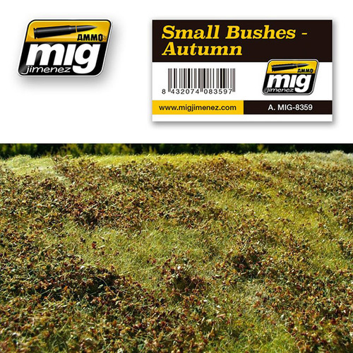AMMO of Mig Jimenez 8359 Small Bushes Autumn