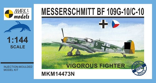 Mark I Models 144073N Messerschmitt Bf-109 G-10 / Avia C-10 - Vigorous Fighter (2 mod.)