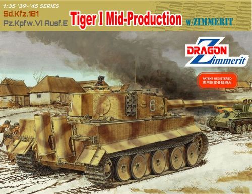 Dragon 6700 SdKfz 181 PzKpfw VI Ausf.E Tiger I Mid-Production with Zimmerit