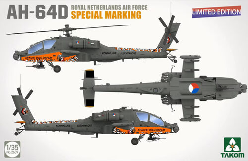 Takom 2609 Boeing AH-64 D - Royal Netherlands Air Force Special Marking (Limited Edition)