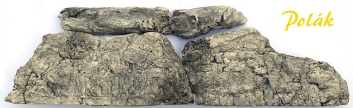 Polák 3018 Rock Cast - Coloured / Set Of 4 Light Grey
