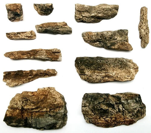 Polák 3216 Rock Castings - Set, Coloured - Grey Brown 12pcs