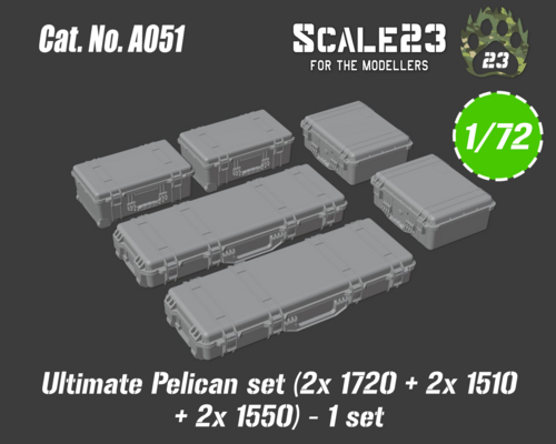 Scale23 72-A051 Ultimate Pelican set (2x 1720 + 2x 1510 + 2x 1550) - 1 set