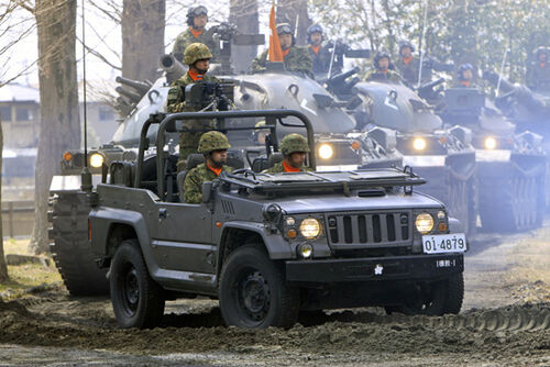 Trumpeter 05519 JGSDF type 73 Light Truck (Recon)