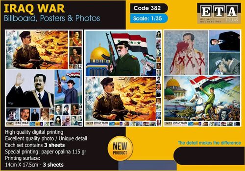 ETA DIORAMA ACCESSORIES 382 Iraq - Billboards, Posters & Photos