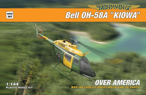 Miniwing 367 Bell OH-58 A Kiowa over America