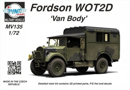 Planet Models MV135 Fordson WOT2D 'Van Body'