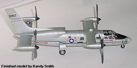 Anigrand Craftswork AA2005 Curtiss-Wright X-19 - Tilt-propellers VTOL experiment