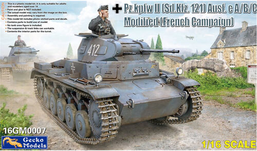Gecko Models 16GM0007 Pz.Kpfw. II Ausf.C Modified (French Campaign)
