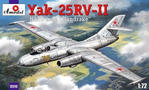 A-Model 72212 Soviet tactical bomber Yakovlev Yak-25 RV-II "Mandrake"