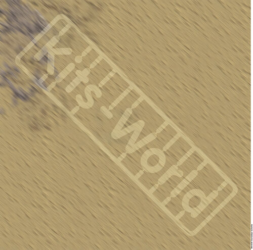 Kits World B144-507 Desert (Blurred) Diorama Self-Adhesive Matt Vinyl - Model Airfield Base (225mm x 225mm)