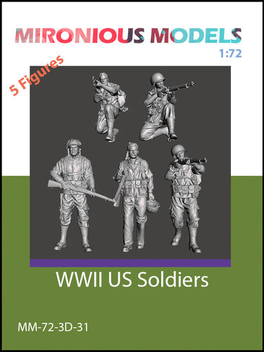 Mironious Models 72031 WWII US Soldiers