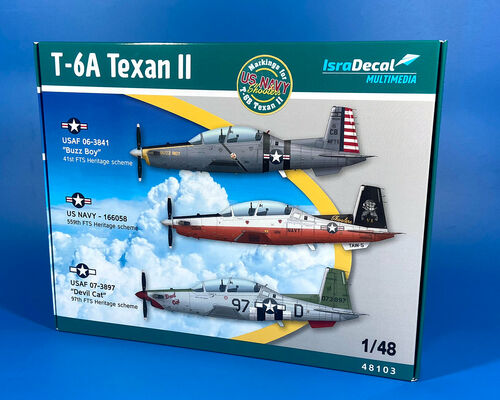 Isra Decal Studio DM48103 T-6A/B Texan II of the USAF and US NAVY