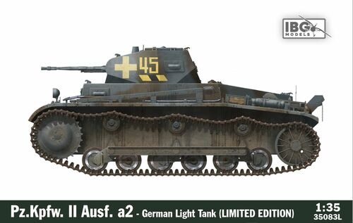 IBG 35083L Pz.Kpfw. II Ausf. a2 - German Light Tank LIMITED EDITION