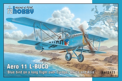 Special Hobby 72471 Aero 11 L-BUCD 'Blue bird on a long flight over Europe, Africa and Asia'