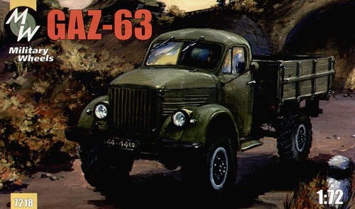 Military Wheels 7218 Soviet military truck GAZ-63