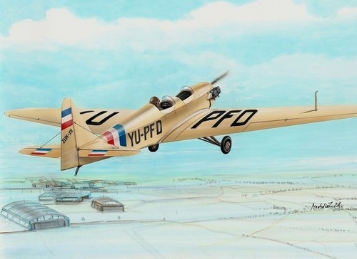 RS Models 92039 Zlin Z-XII open canopy
