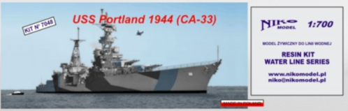 NIKO MODEL 7048 USS Portland 1944 CA-33