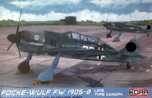 Kora Models KPK7259 Focke-Wulf Fw-190S-8 German late canopy type
