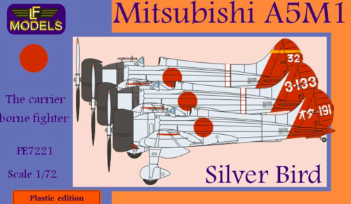 LF Models PE7221 Mitsubishi A5M1 Claude Siver Bird