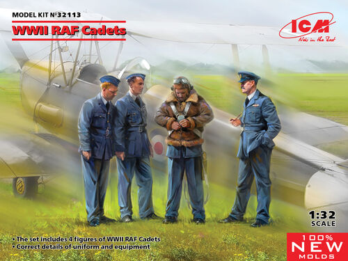 ICM 32113 WWII RAF Cadets (100% new molds)