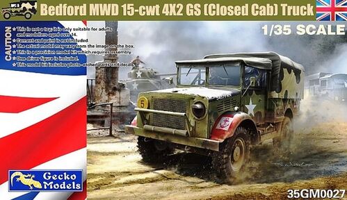 Gecko Models 35GM0027 Bedford MWD 15-cwt 4x2 GS (Closed Cab) Truck