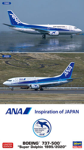 Hasegawa 10839 Boeing 737-500 "Super Dolphin 1995/2020"