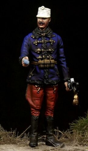 The Bodi Miniatures 35119 Austro-Hungarian Hussar Officer WWI