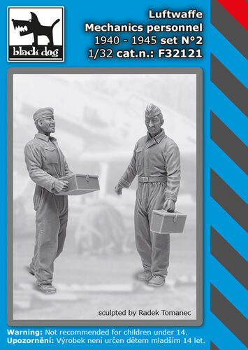 Black Dog F32121 Luftwaffe mechanic personnel set N°2