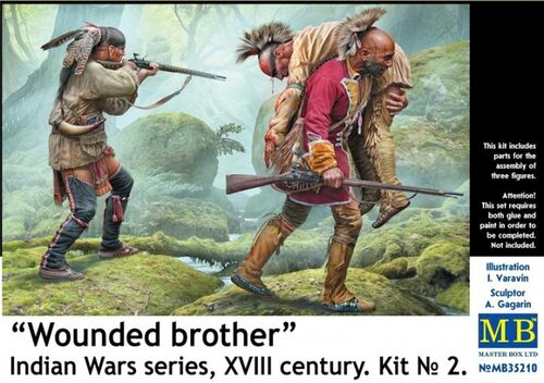 Master Box 35210 "Wounded brother" - Indian Wars series