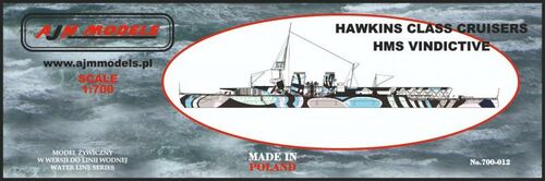 AJM Models 700-012 Hawkins Class Cruisers HMS VINDICTIVE