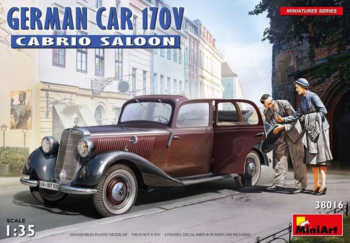 MiniArt 38016 German car 170V Cabrio saloon