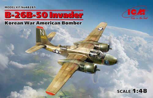 ICM 48281 B-26B-50 Invader, Korean War American Bomber