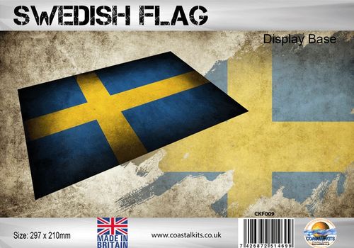 Coastal kits F009 Swedish Flag 297 x 210mm