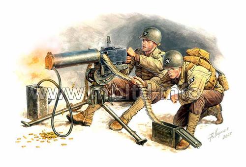 Master Box 3519 US Machine Gunners