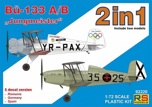 RS Models 92220 Bucker 133 A/B "Jungmeister"/2in1/