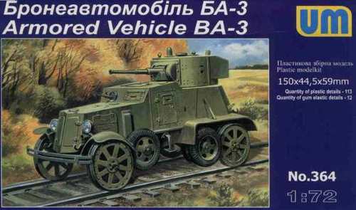 Unimodels 364 BA-3 (railway version)